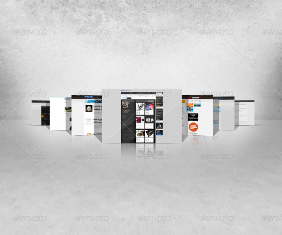 Mega Pack WEB Mock-Up 3, Graphics | GraphicRiver