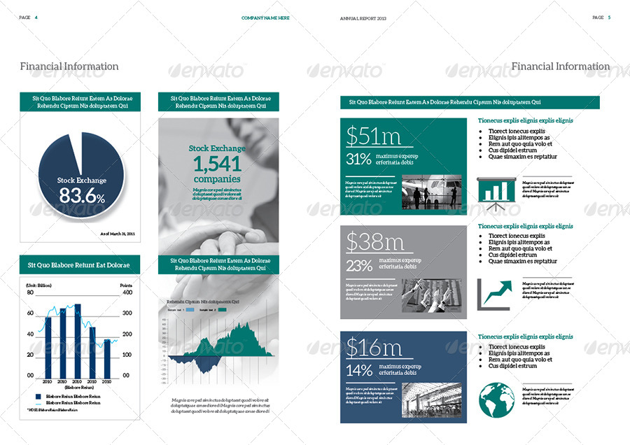 Corporate Annual Report Vol.4, Print Templates | GraphicRiver