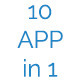 10 in 1 - Multi App for Mobile - Big Bundle, Web Elements | GraphicRiver