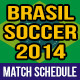 Soccer Match Schedule 2014 in Brazil, Print Templates | GraphicRiver