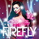Firefly Glow Party Flyer, Print Templates | GraphicRiver