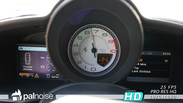 Speedometer Luxury Car, Stock Footage | VideoHive
