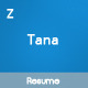 Tana resume, Print Templates | GraphicRiver