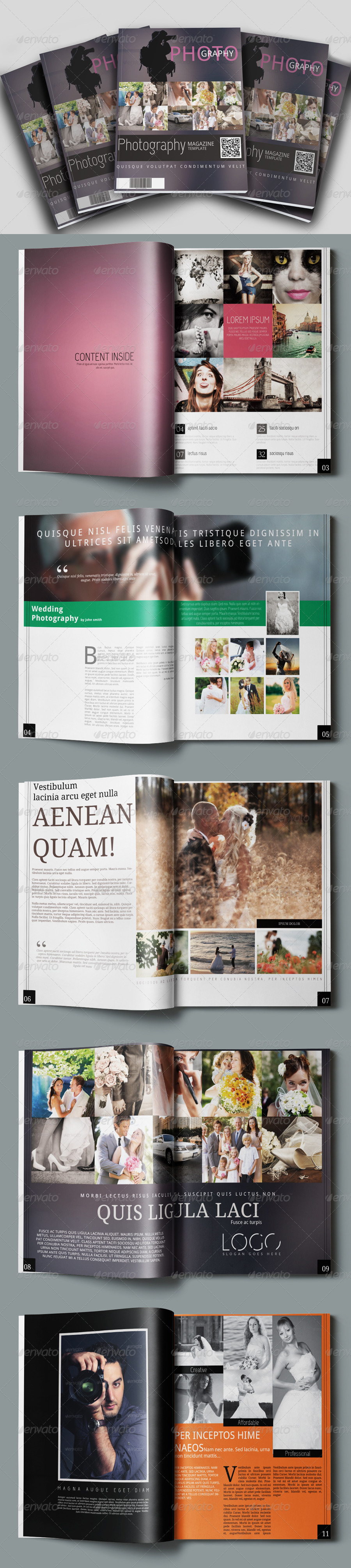 5x Magzine Template Bundle, Print Templates | GraphicRiver