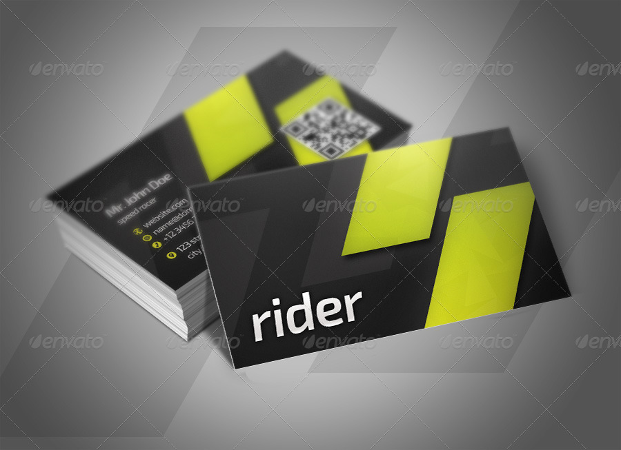 Rider Business Card, Print Templates | GraphicRiver