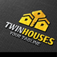 Twin Houses Logo, Logo Templates | GraphicRiver