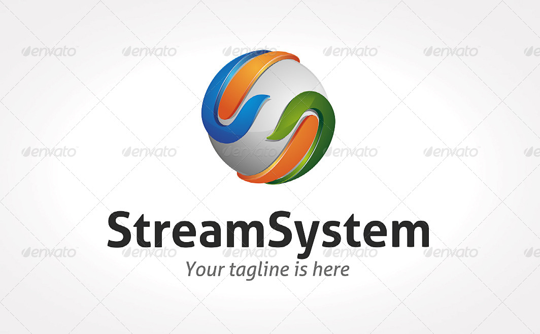 Stream System Logo, Logo Templates | GraphicRiver