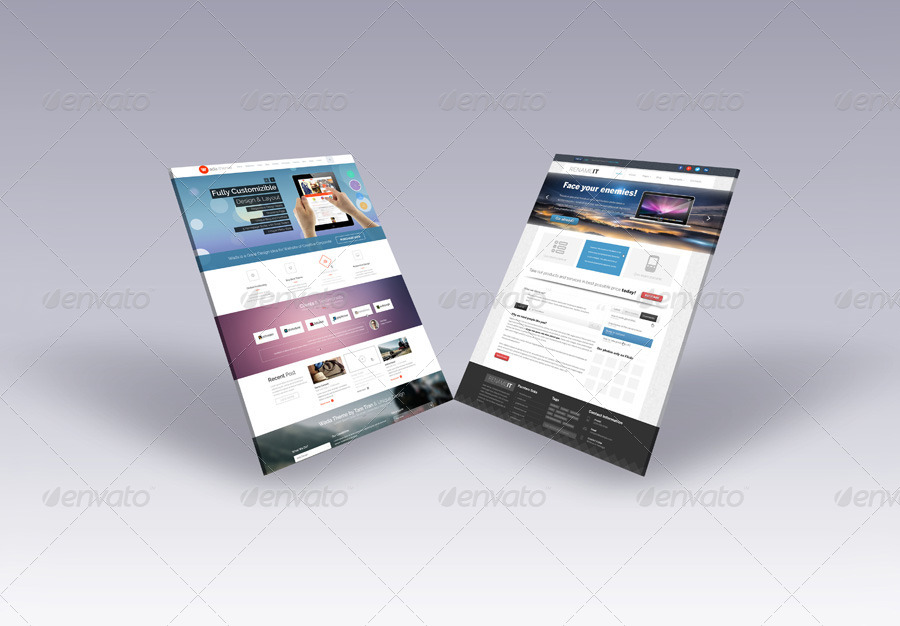 3D Web Page Presentation V1, Graphics | GraphicRiver