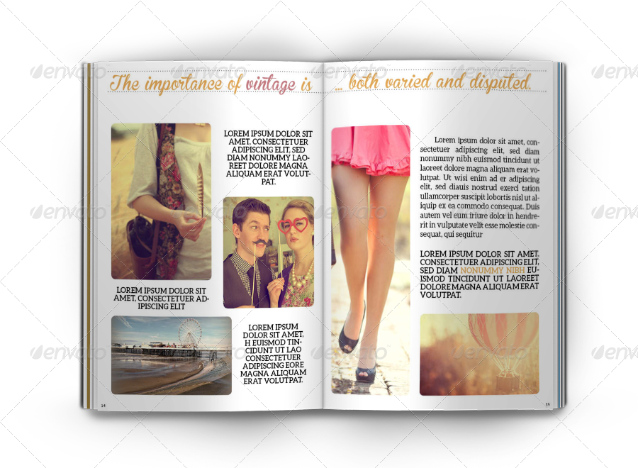 Vintage Magazine, Print Templates | GraphicRiver