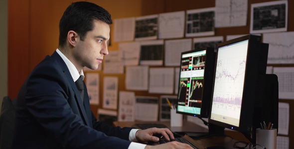 Stock Market Worker, Stock Footage | VideoHive