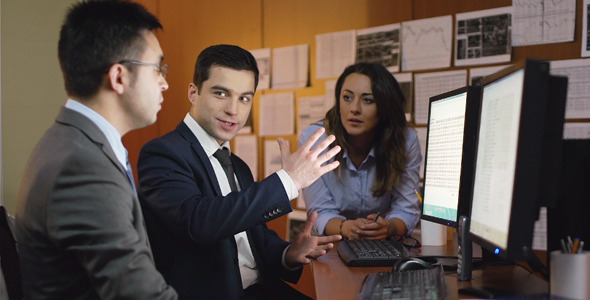 Analytical Team, Stock Footage | VideoHive