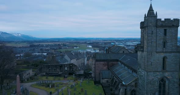 Panorama Of Stirling, Stock Footage | VideoHive