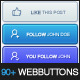 90+ Web Buttons, Web Elements | GraphicRiver