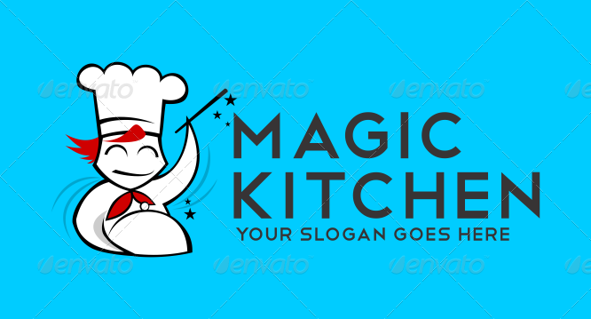 Magic Kitchen Logo, Logo Templates | GraphicRiver