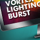 Vortex Lighting Burst Backgrounds, Graphics | GraphicRiver