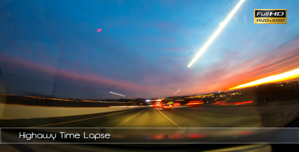Highway Time Lapse, Stock Footage | VideoHive