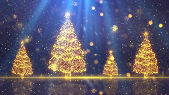 Christmas Trees Background 18, Motion Graphics | VideoHive
