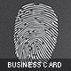 FingerPrint Card Template, Print Templates | GraphicRiver