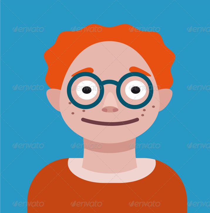 Teenage Boys Avatar Set, Vectors | GraphicRiver