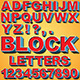 3D Block Letters, Vectors | GraphicRiver