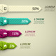 Percent Statistics, Infographics | GraphicRiver