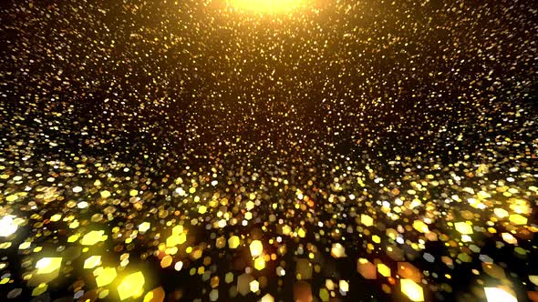 Golden Particles, Motion Graphics | VideoHive