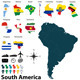 Maps of South America by sateda2012 | GraphicRiver
