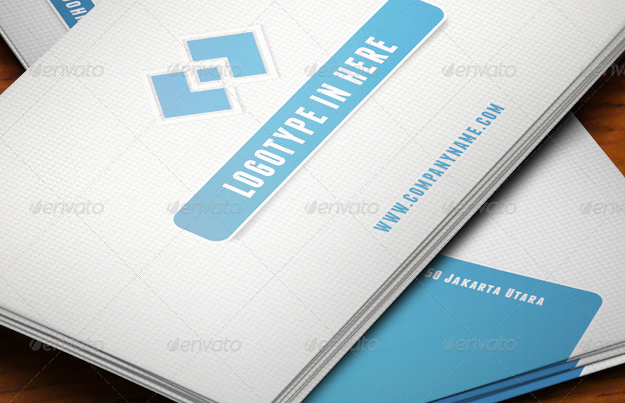 Sticker Clean Business Card, Print Templates | GraphicRiver