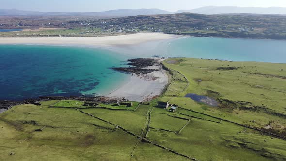 Aerial View of Inishkeel Island By Portnoo Next to the the Awarded ...