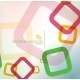 Colorful Square Geometric Shape Flat Design, Vectors | GraphicRiver
