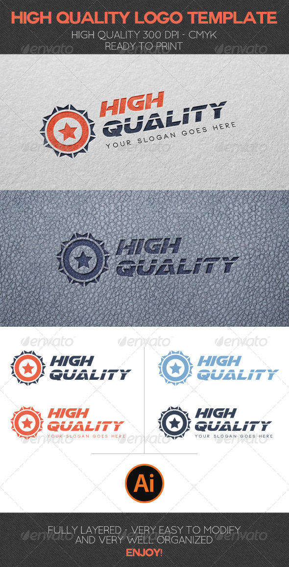 High Quality Logo Template by Juhrrex | GraphicRiver