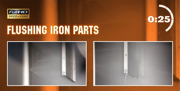 Flushing Iron Parts 1, Stock Footage | VideoHive