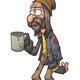 Cartoon Beggar, Vectors | GraphicRiver