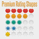 Premium Rating Shapes, Vectors | GraphicRiver