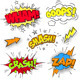 Grunged Multicolored Comic Sound Effects, Vectors | GraphicRiver