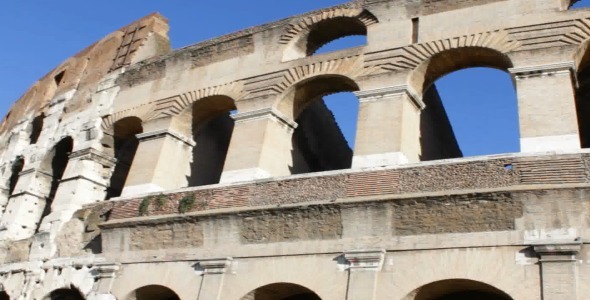 Roman Coliseum at Daytime, Stock Footage | VideoHive