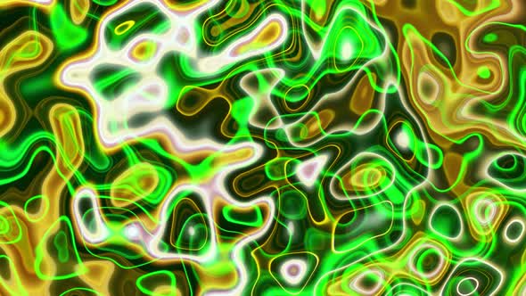 Abstract Liquid Moving Textures Background Animation.4k Green Oranges ...