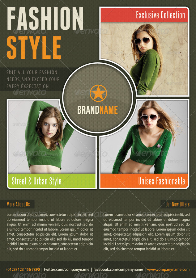 3 in 1 Fashion Product Flyer Bundle 07, Print Templates | GraphicRiver