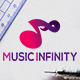 Music Infinity Logo Template, Logo Templates | GraphicRiver