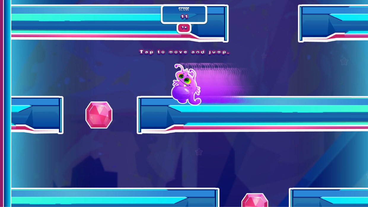 Space Monsters Falls - HTML5 Game Template by TwistedByArt | CodeCanyon