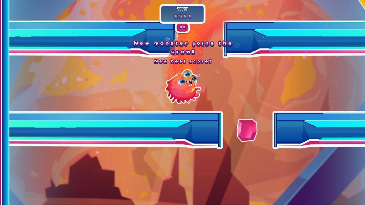 Space Monsters Falls - HTML5 Game Template by TwistedByArt | CodeCanyon