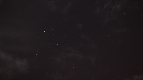 Orion Constellation Rising at Night, Stock Footage | VideoHive