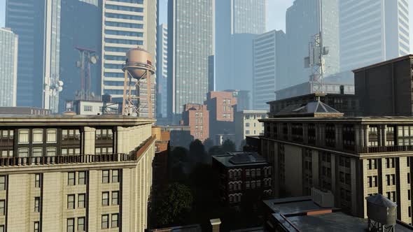 Panorama Of Urban Infrastructure, Motion Graphics | VideoHive