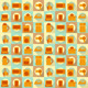 Flat Home Appliances Seamless Background, Vectors | GraphicRiver