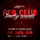 Red Club Party Flyer, Print Templates | GraphicRiver