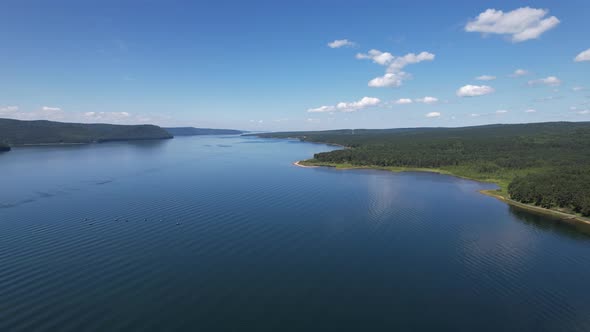 The Angara River is a Major River in Siberia Leaving Lake Baikal Near ...