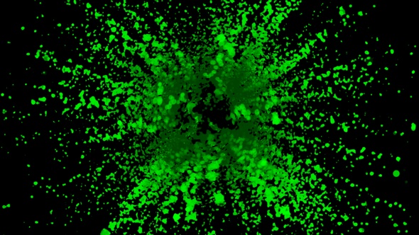 Green Ink Shockwave Explosion, Motion Graphics | VideoHive