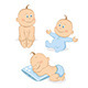 Baby Boy Vector Set, Vectors | GraphicRiver