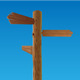 Wooden Crossroad Sign, Vectors | GraphicRiver