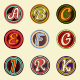 Vintage Badge Alphabet , Vectors | GraphicRiver